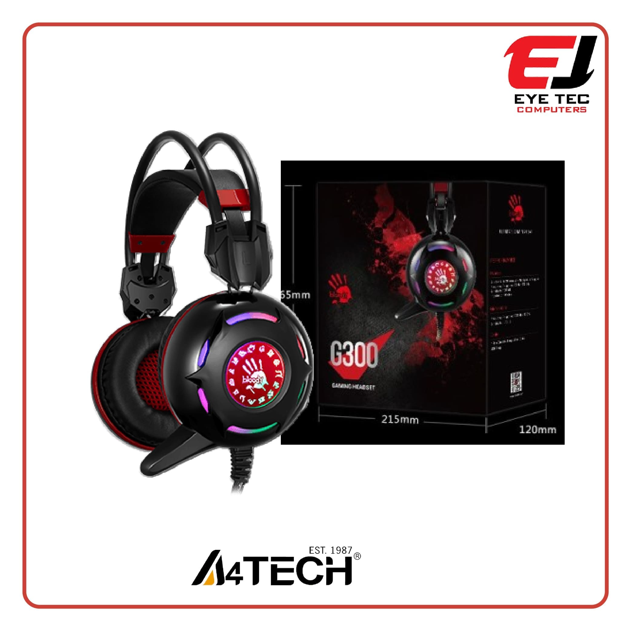 A4Tech Bloody G300 Gaming Headset | EYE TEC Computers