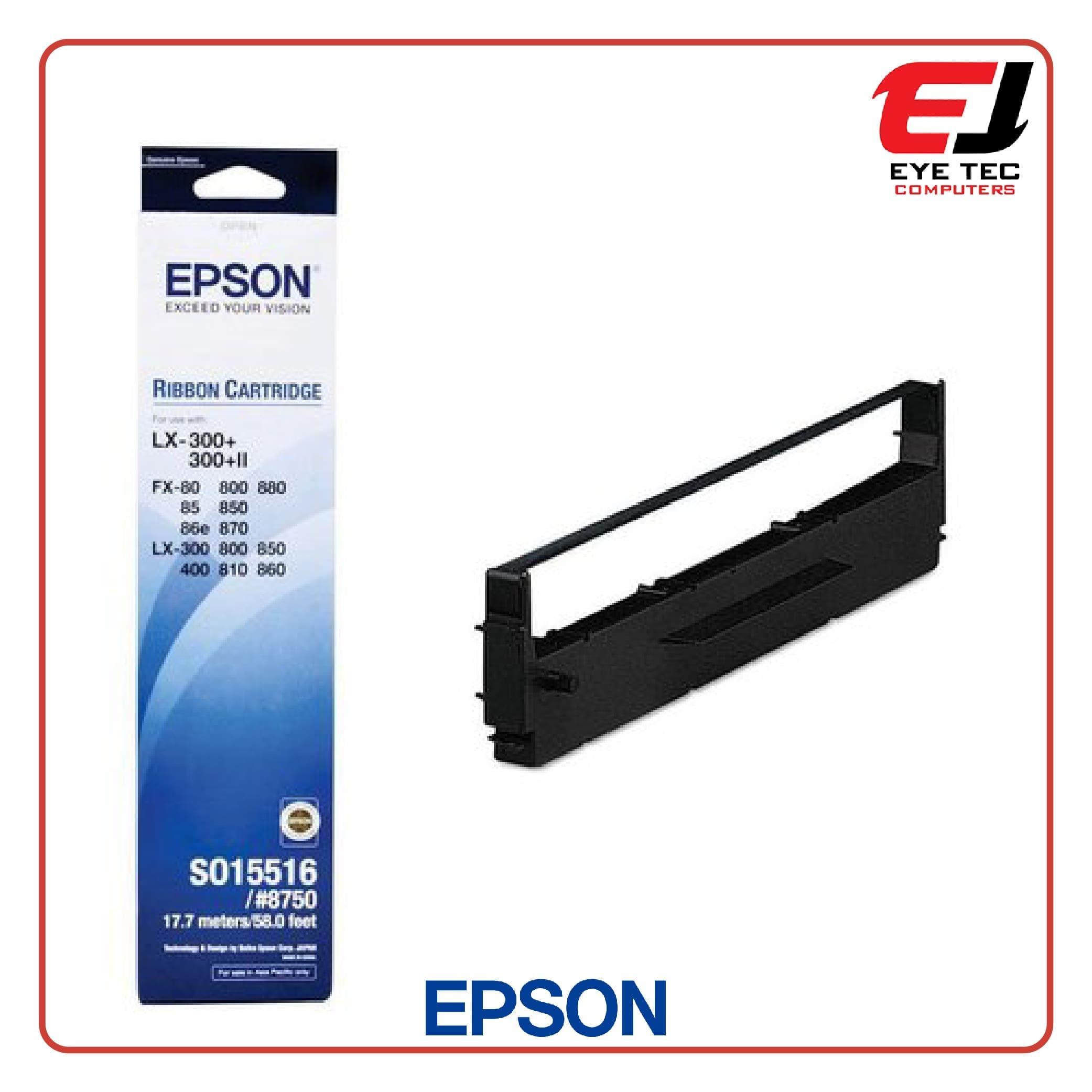 Epson LX 300+/300 8750 (B) Ribbon | EYE TEC Computers