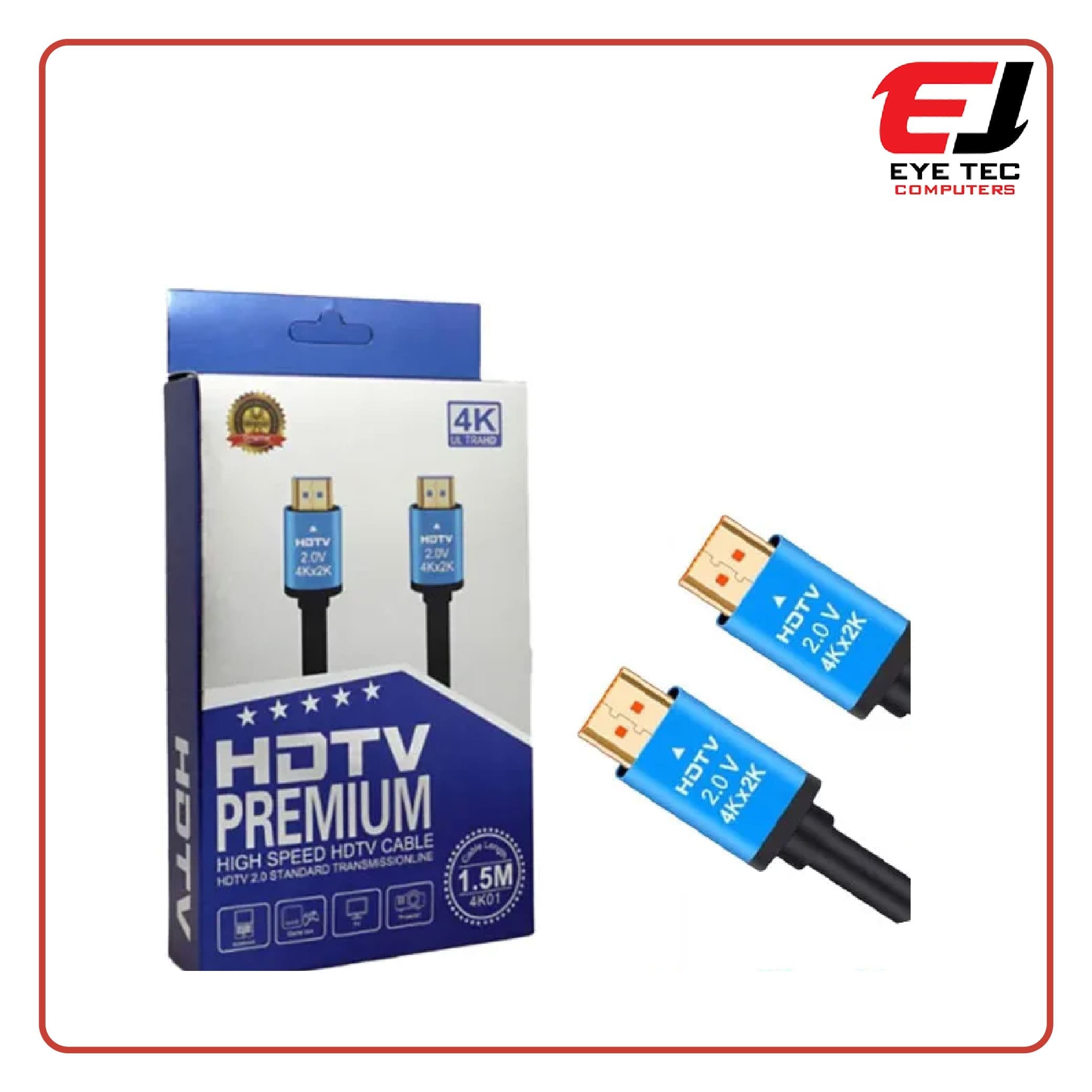 HDTV HDMI 4K Cable - 1.5m | EYE TEC Computers