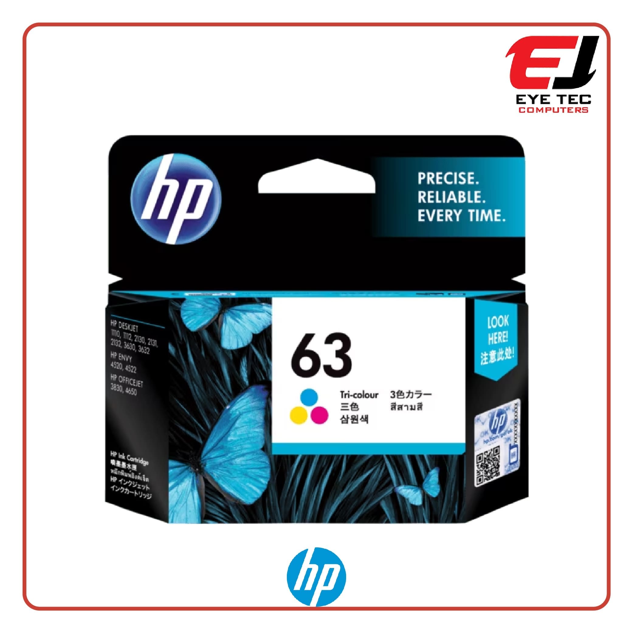 HP 63 Color Cartrtdge | EYE TEC Computers