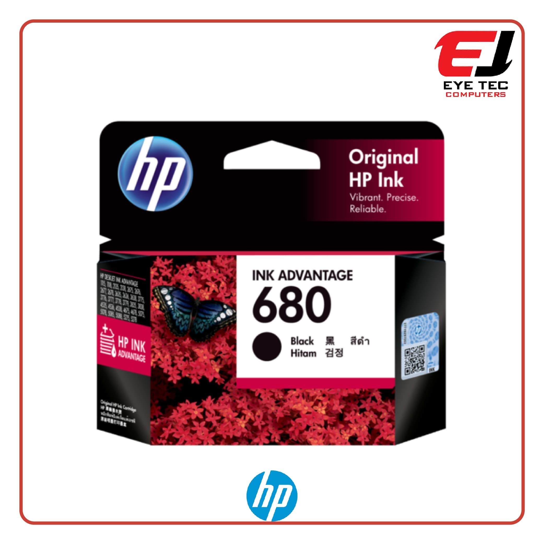 HP 680 Black Cartridge | EYE TEC Computers