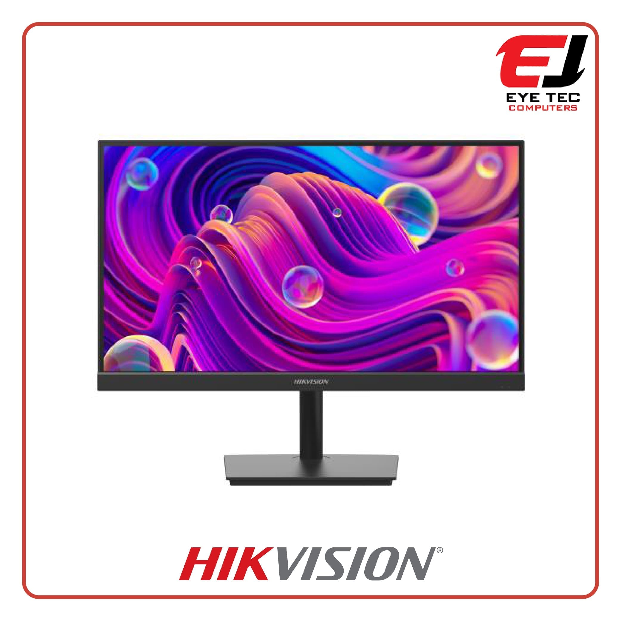 Hikvision 22" Full-HD IPS Frameless LED 24x7 Monitor DS-D5022F2-1P2 | EYE TEC Computers