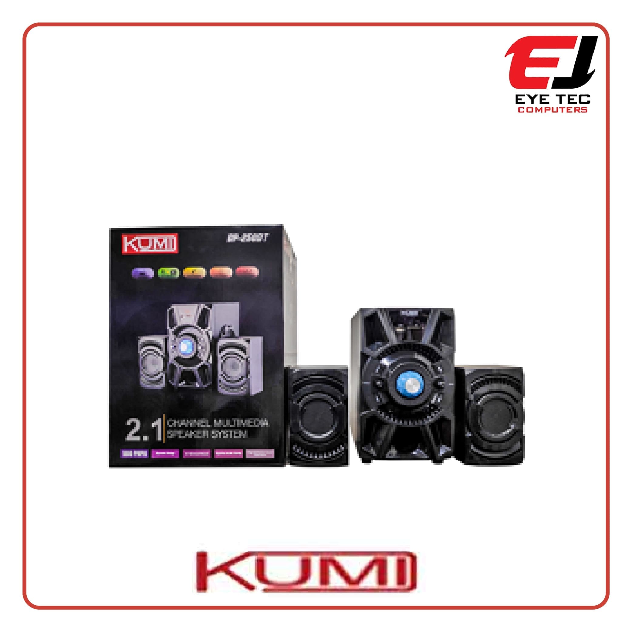 KUMI DP-250BT 2.1 Subwoofer | EYE TEC Computers