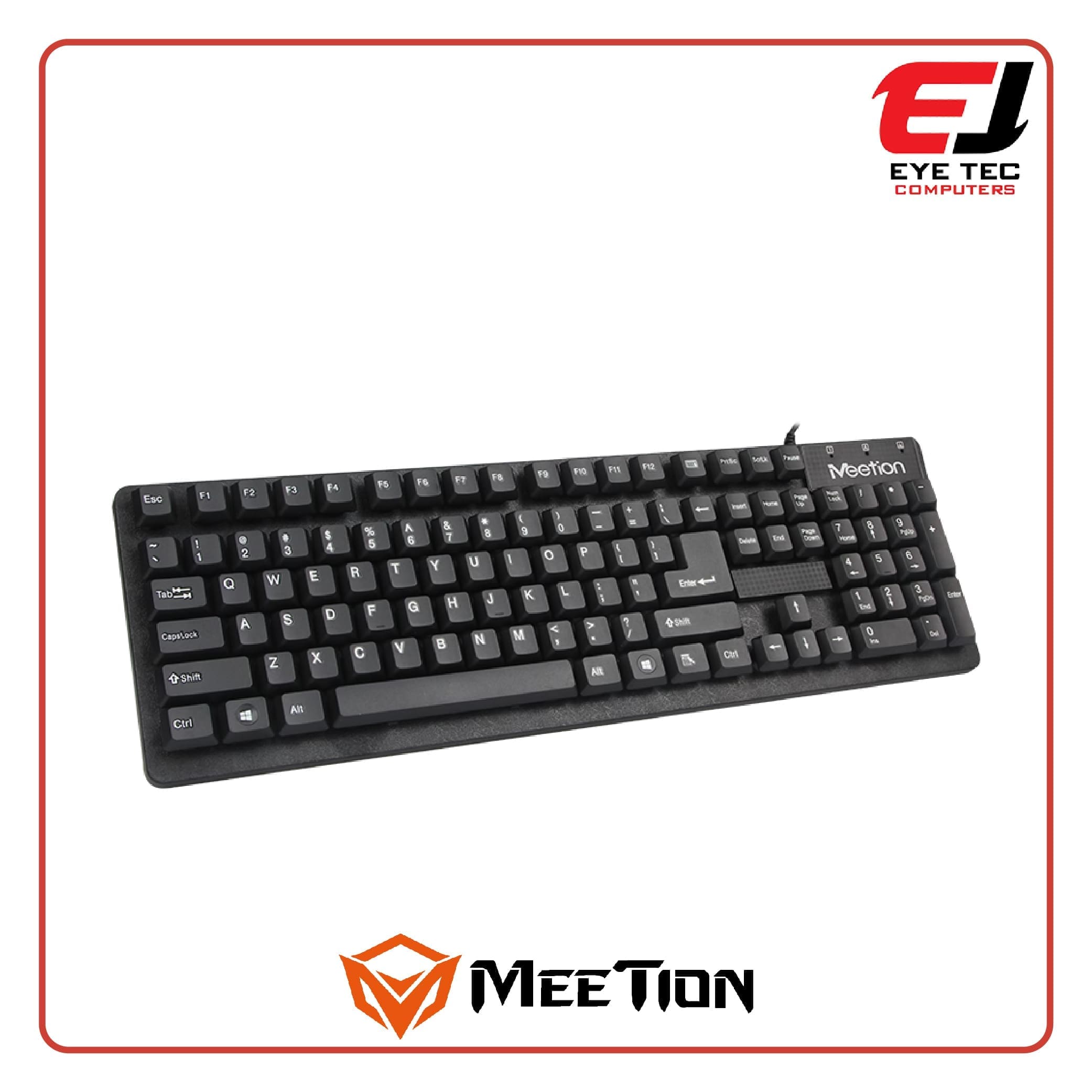 Meetion K202 USB Keyboard | EYE TEC Computers