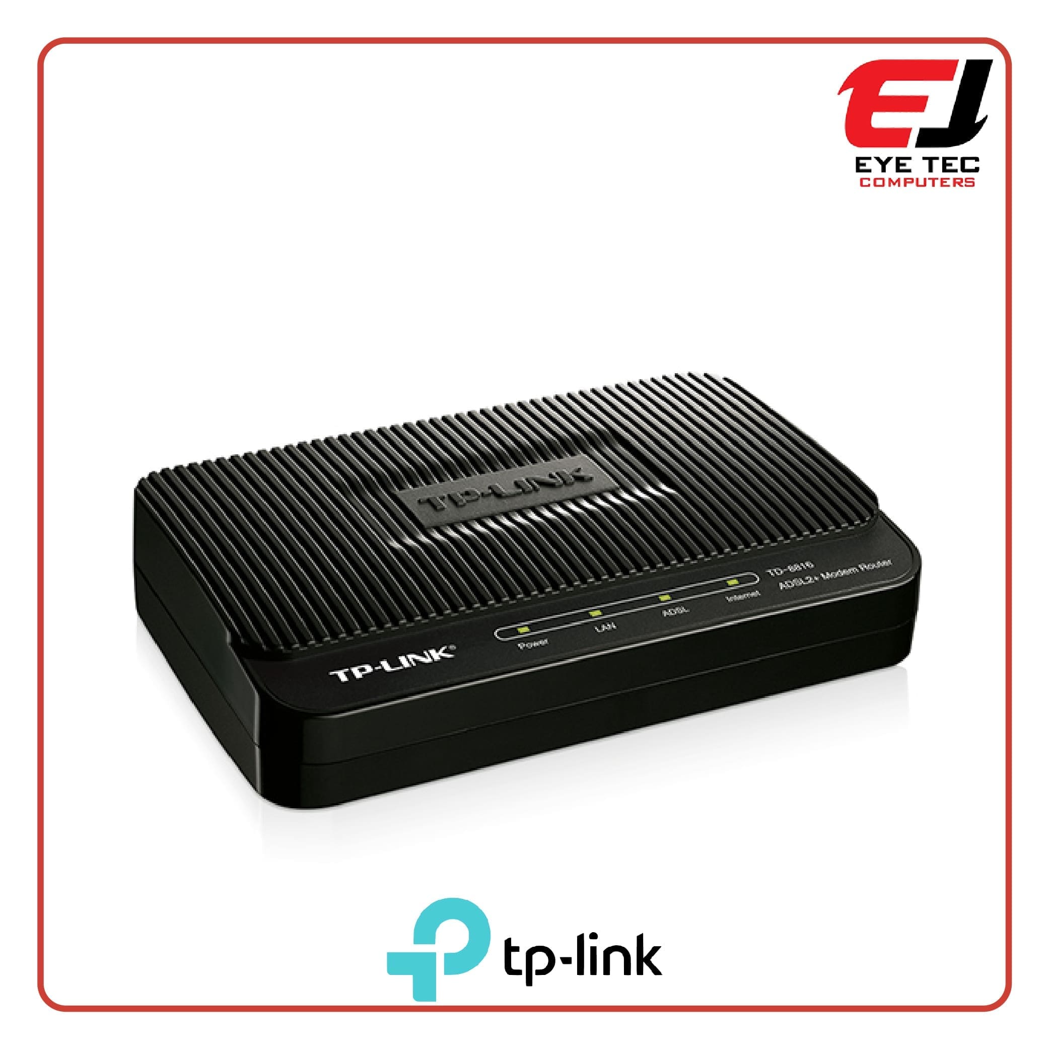 TP-LINK TD-8816 Single Port ADSL2+ Modem Router | EYE TEC Computers