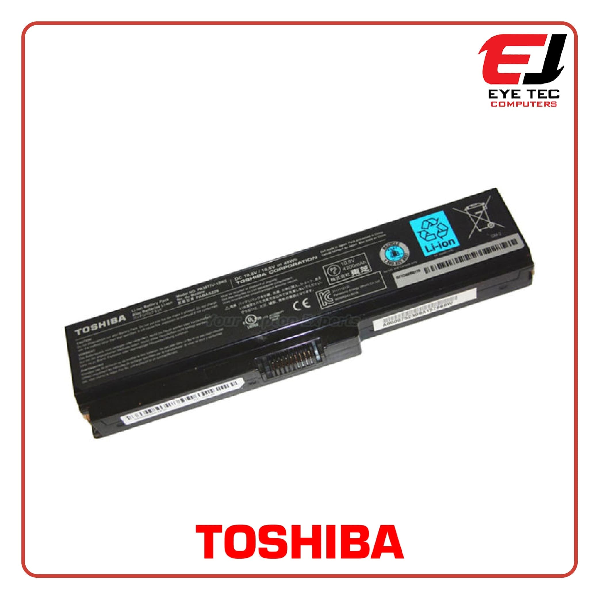 Toshiba C650 C665 L515 Battery | EYE TEC Computers
