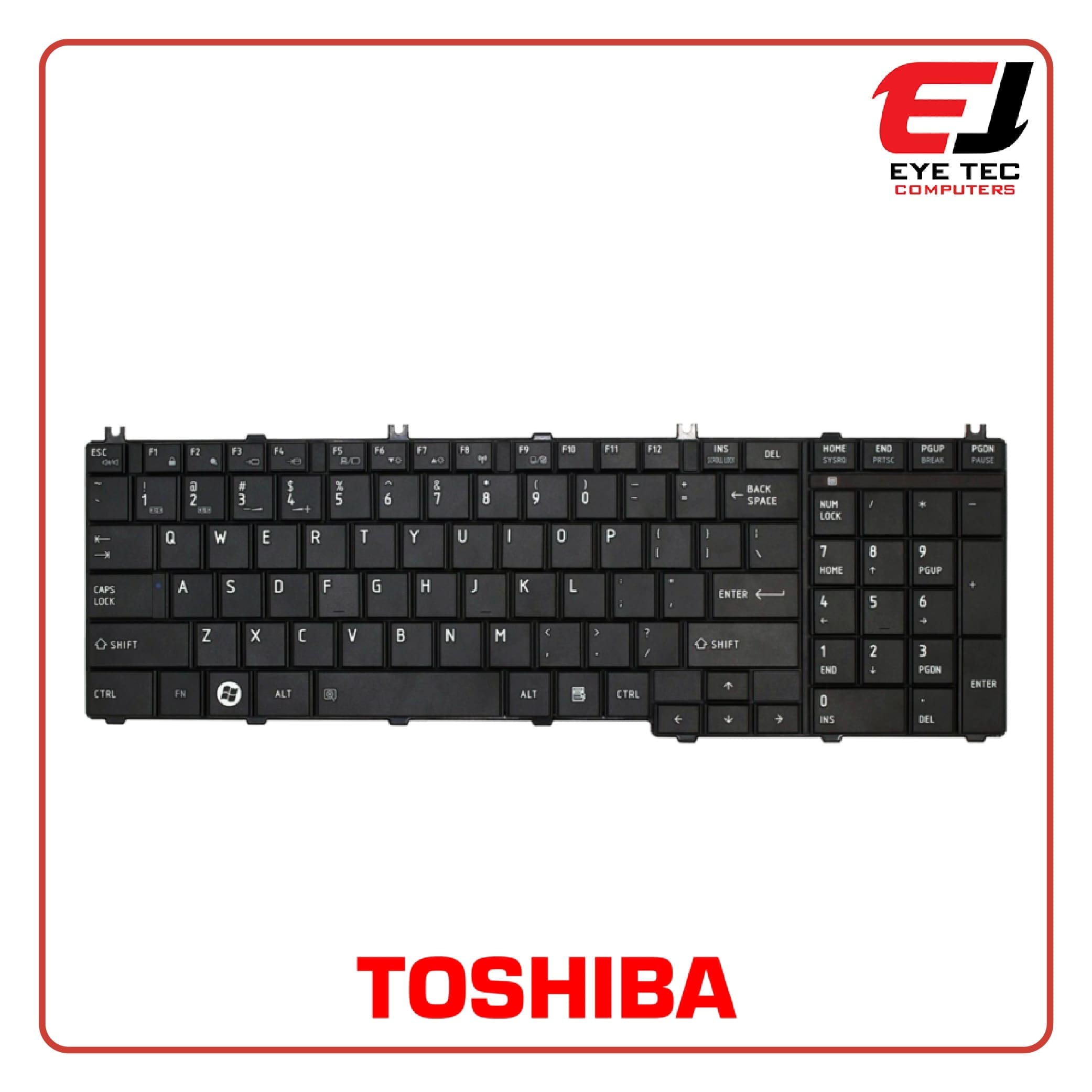 Toshiba Satallite C660 Notebook Keyboard | EYE TEC Computers