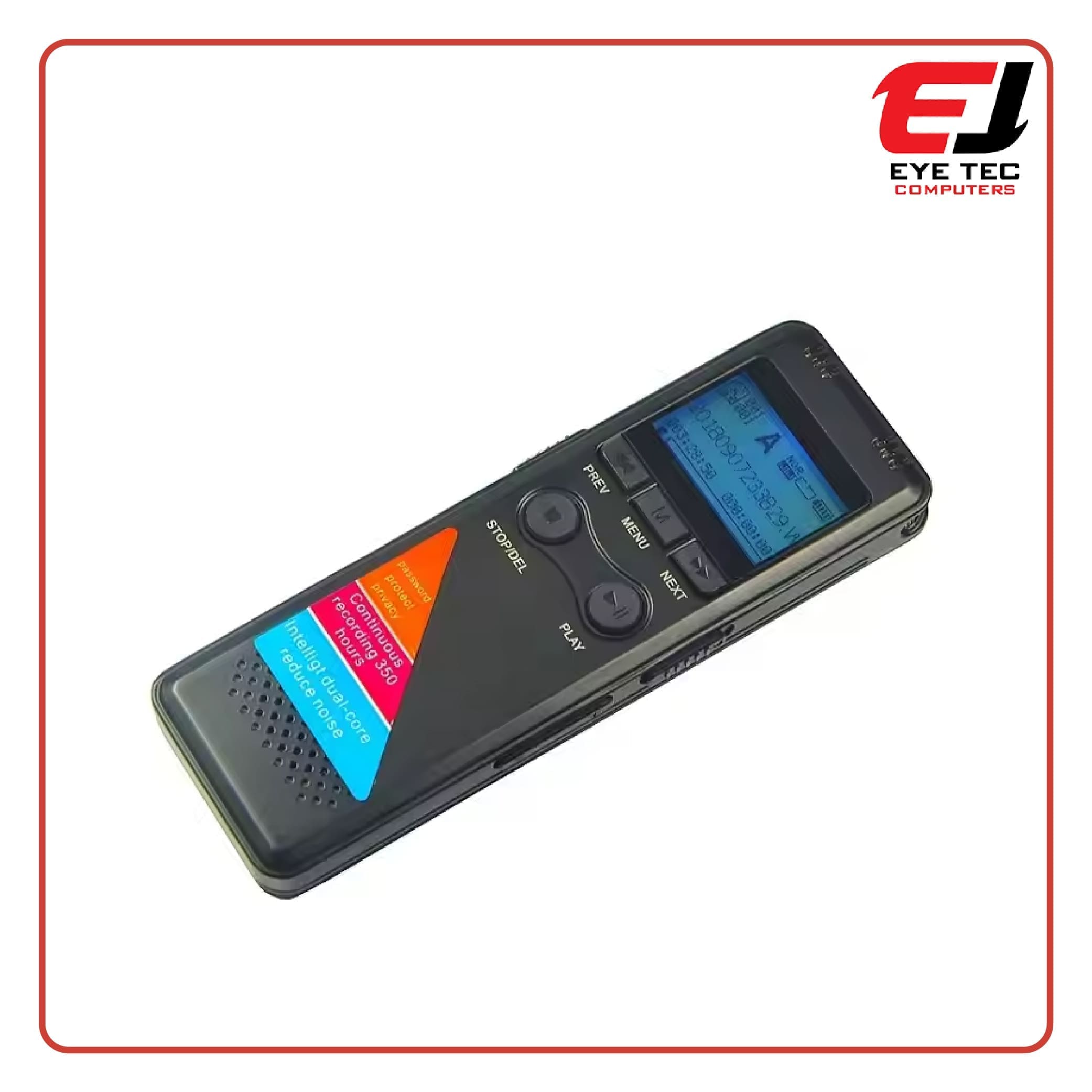 Voice Recorder 8GB BIG | EYE TEC Computers