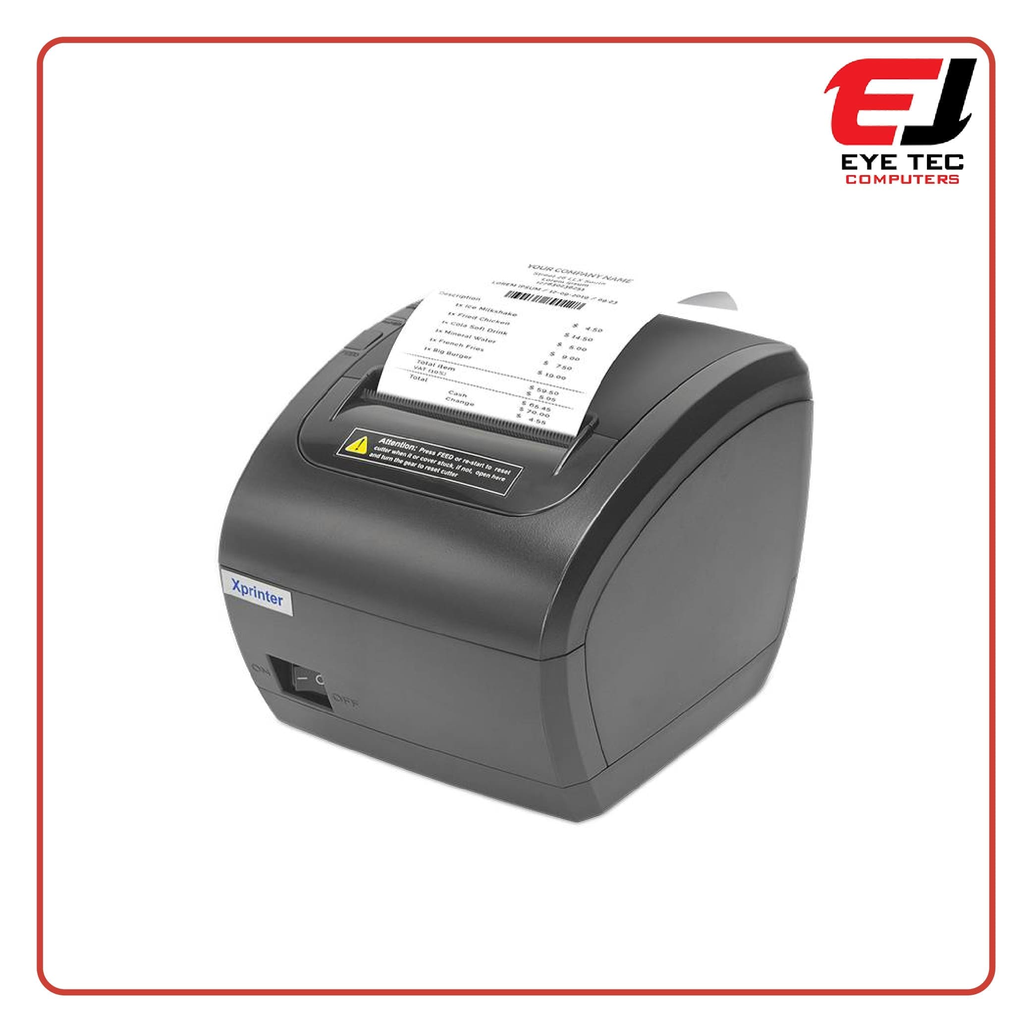 X-Printer Q838L Thermal Printer 80mm USB + Wi-Fi | EYE TEC Computers