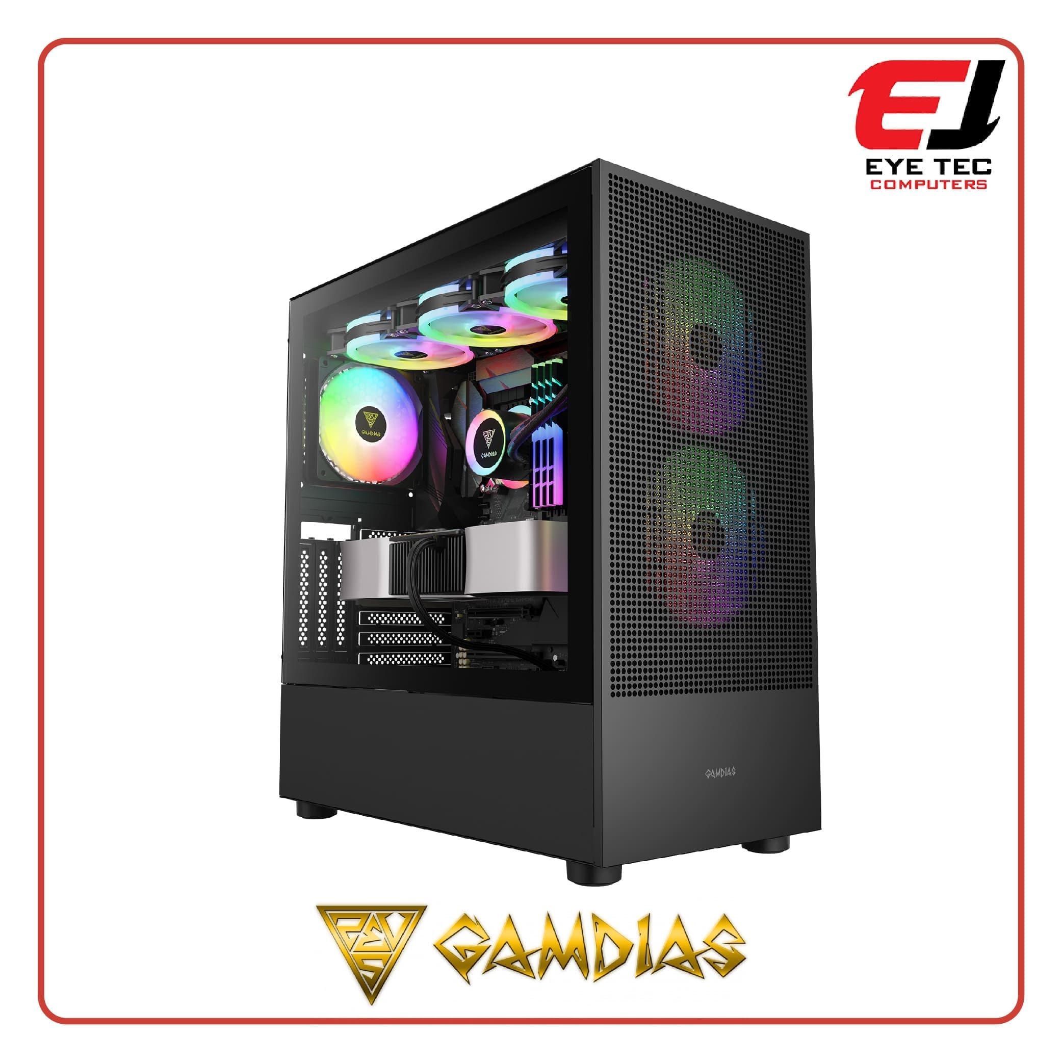 GAMDIAS TALOS M3 MESH GAMING CASE | EYE TEC Computers