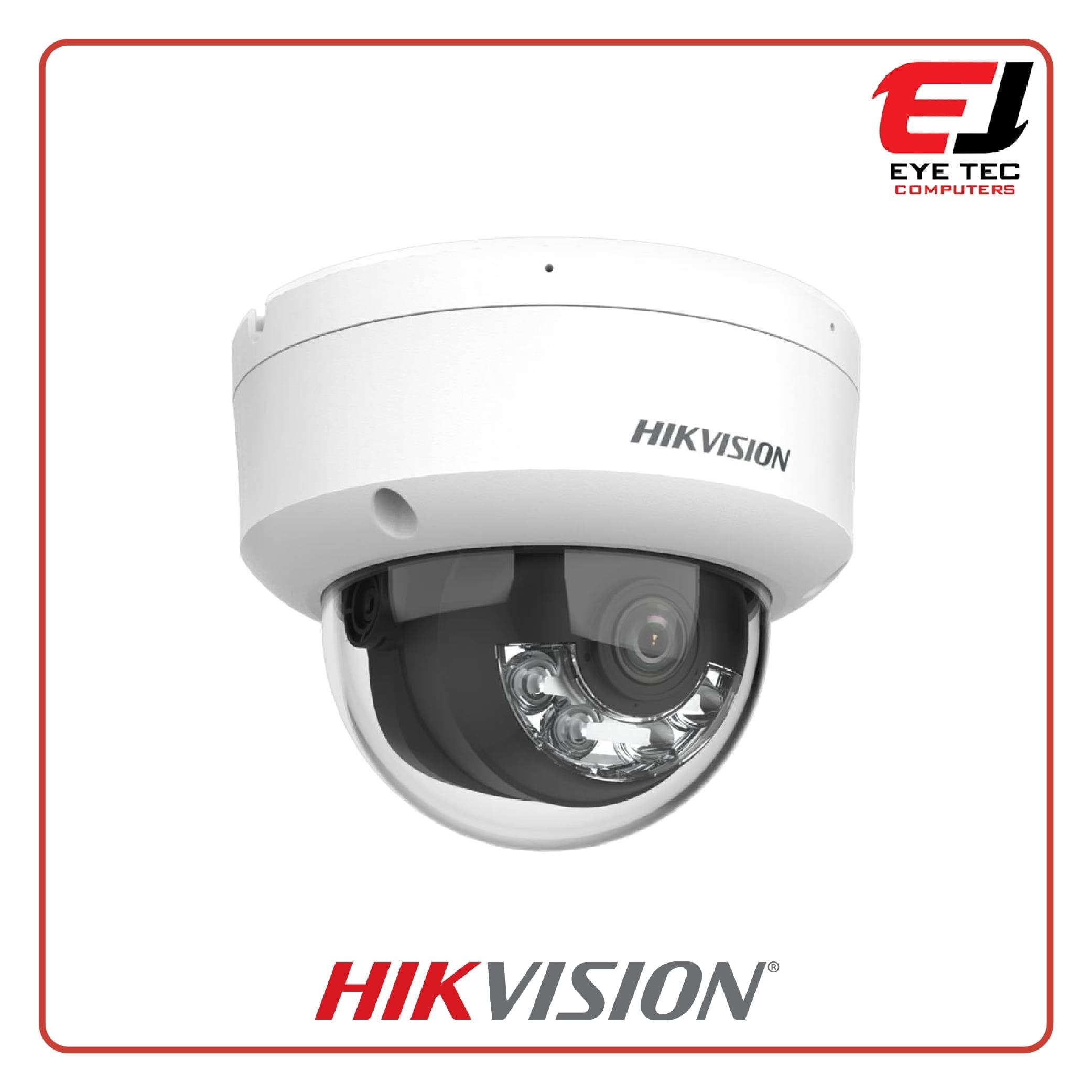 Hikvision DS-2CD1123G2-LIU 2 MP Smart Hybrid Light Fixed Dome Network ...