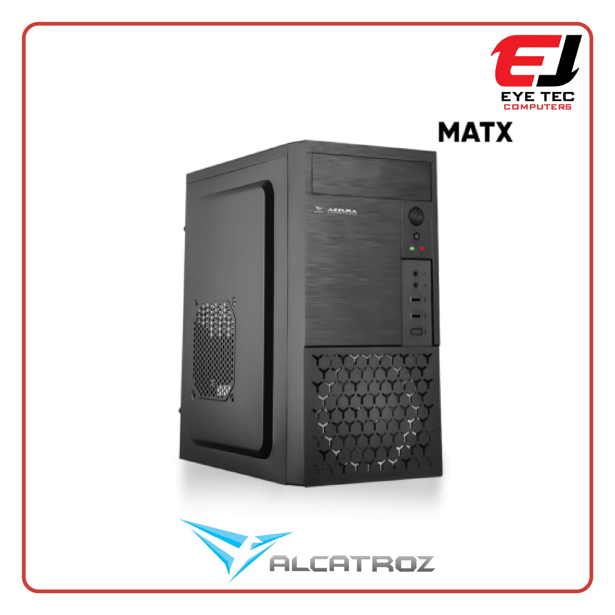 ALCATROZ AZZURA COMPACTO 800 Computer Casing with Power Supply | EYE ...