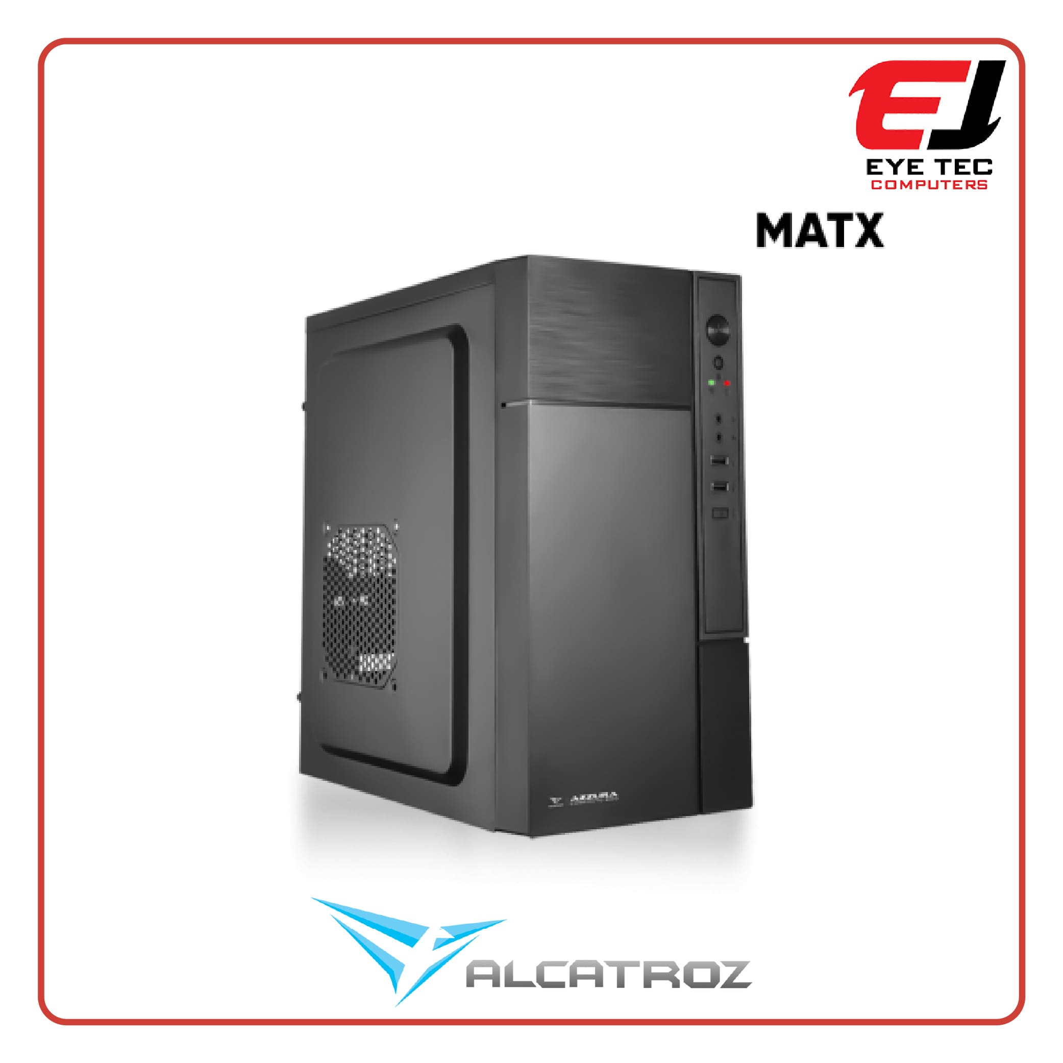 ALCATROZ AZZURA COMPACTO 900 Computer Casing with Power Supply | EYE ...